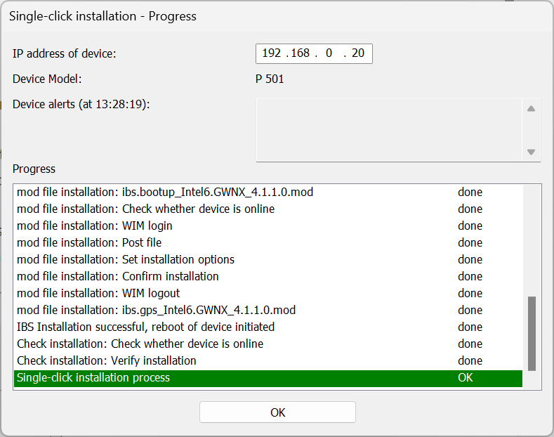 IBS Installation (Single-click) - stethos